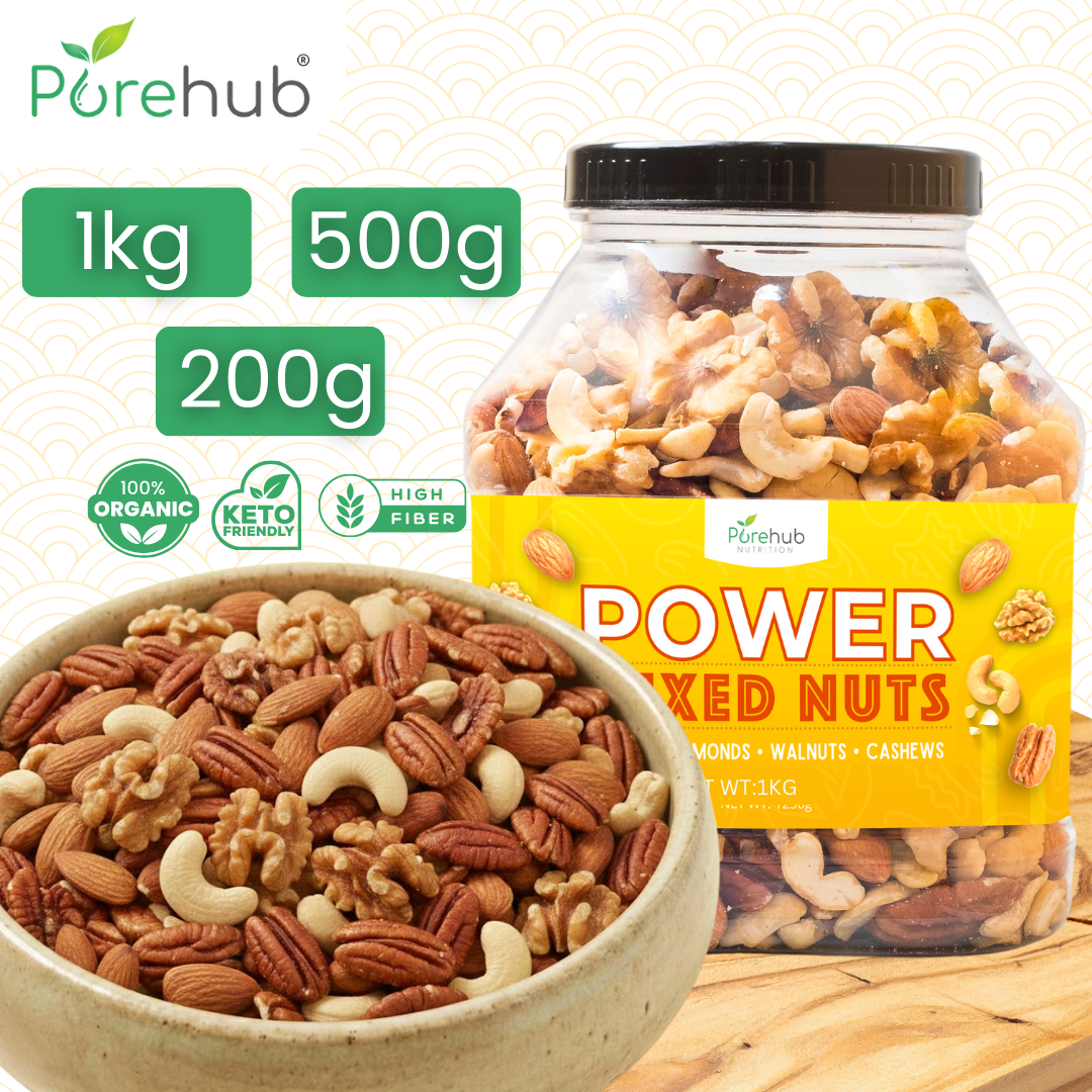 Power Mixed Nuts (Mega Pack) – purehubnutrition.ph